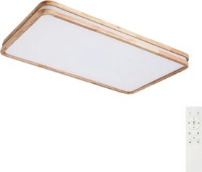 BRILAGI - LED Stmív. svítidlo MOLINA SQUARE LED/128W/230V dub 90x60 cm + DO