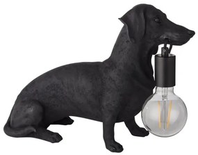 Endon 101188 - Stolní lampa DACHSHUND 1xE27/10W/230V černá