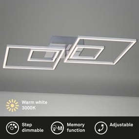 Briloner - LED Stmívatelné stropní svítidlo FRAMES LED/40W/230V
