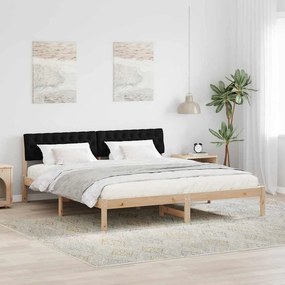 Rám postele Hnědo-černá 180 x 200 cm Masivní borovicové dřevo 3394345