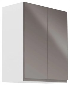 Horní kuchyňská skříňka G602F Aurellia (bílá + lesk šedý). 1015809