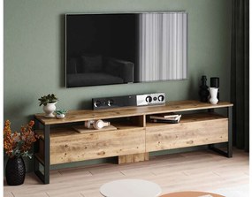 Designový TV stolek Edolie 180 cm borovice
