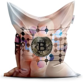 Sablio Sedací vak Classic Bitcoin - 150x100 cm