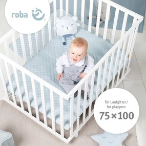 Pěnová dětská matrace s odnímatelným potahem 95x70 cm Safe Asleep® – Roba
