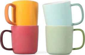 Růžový hrnek z kostního porcelánu 370 ml Mae – ONA