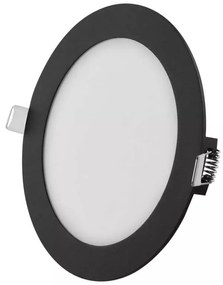 Emos lighting LED zápustný panel NEXXO ø17cm, 12,5W, CCT, černý/stříbrný Barva: Černá