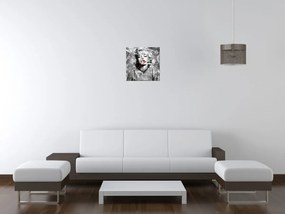 Gario Obraz s hodinami Elektrizující Marilyn Monroe Rozměry: 40 x 40 cm