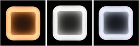 Ecolite Bílé LED stropní/nástěnné svítidlo hranaté 40W s DO WMKL01S-40W/LED-BI