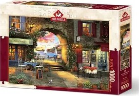 ART PUZZLE 5220 Puzzle Restaurace na pobřeží / 1000 dílků / od 15 let