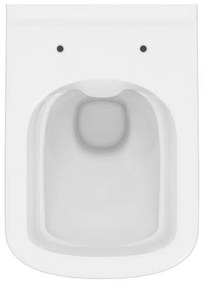 Cersanit City, System50 PNEU podomítkový rám + závěsná wc mísa City Square CleanOn + chromové tlačítko Circle, S701-776
