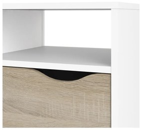 Bílý TV stolek Tvilum Oslo, 117 x 57 cm