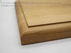 Masivní Jídelní Stůl Deska Dub Rozměry desky: 100 x 90 cm