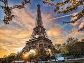 PRIME 3D Puzzle Eiffelova věž Paříž 3D / 500 dílků / 61 × 46 cm