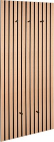 XXXLutz ŠATNÍ PANEL, černá, dub artisan, 50/125/7 cm Xora - Šatní panely - 001234013001