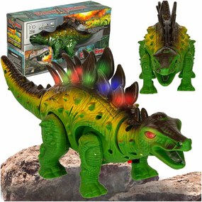 Creative Corner Dálkově ovládaný dinosaurus RC Stegosaurus chodí svítí řve