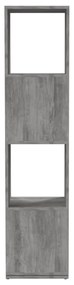 Petromila Otočná skříňka betonově šedá 34,5x34,5x75,5 cm dřevotříska