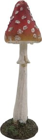 Dekorativní figurka muchomůrka - Ø 4*13 cm