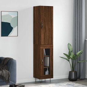 vidaXL Skříň highboard 34,5 x 34 x 180 cm kompozitní dřevo [3199077] Barva: dub sonoma