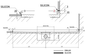 Polysan MIRAI sprchová vanička z litého mramoru, obdélník 90x80x1,8 cm, pravá, bílá,	73168