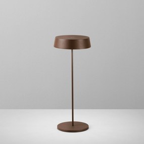 FAN LED-COCKTAIL-BRO Nabíjecí venkovní stolní svítidlo COCKTAIL bronz, hliník, 20,2 W, 192 lm, 3000 K, stmívatelné, IP54, 29,5 x 12 x 12 cm - FANEUROPE
