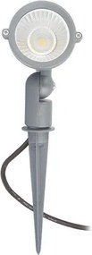 RED R10527 GARY na bodci LED šedá 230V COB LED 10W 45° IP65 3000K - RED - DESIGN RENDL