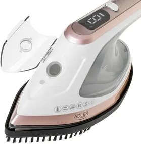Adler AD 5044 bílá / Napařovač oděvů / 1800 W / 180 ml / kabel 1,8 m