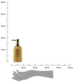 Dávkovač mýdla Ari, zlatá, 400 ml