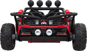 Ramiz Elektrická bugina Racing 5 pro děti červená + motory 2x200W + dálkové ovládání + LED audio + pomalý start