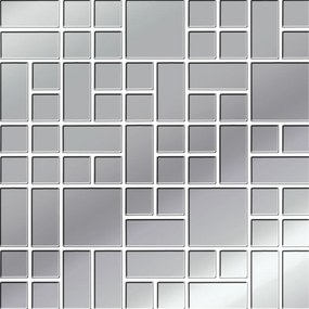 Ceramika Bianca Dekor Concrete Platinum Glass Mosaic 25x25 - 164304