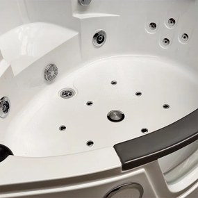 BPS-koupelny Hydromasážní vířivá vana Orino 632 135x135 s ohřevem vody