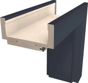 DRE Estra obložková zárubeň 70 cm pro tloušťku stěny 10-12,5 cm pravá O2MM70P