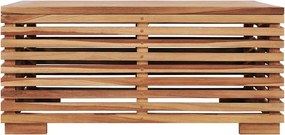 Set zahradního stolu a podnožky tmavě šedá poduška masivní teak 316042