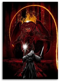Gario Obraz na plátně Pán prstenů, čaroděj a démon - DDJVigo Rozměry: 40 x 60 cm