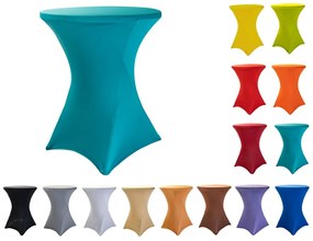 Elastický ubrus na koktejlový bistro stůl ⌀80 cm VÍCE BAREV Barva: 10 ŠEDÁ