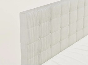Krémová boxspring postel s úložným prostorem 160x200 cm Tasca – Maison de Rêve