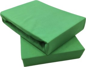 Prostěradlo jersey zelená kiwi TiaHome - 180x200cm