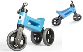 Odrážedlo FUNNY WHEELS Rider Sport modré 2v1, výška sedla 28/30cm nosnost 25kg 18m+ v sáčku