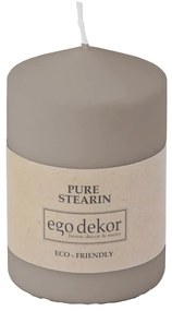 Hnědá svíčka Eco candles by Ego dekor Top, doba hoření 25 h