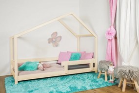 MAXIDO Dětská postel domeček Dita 200x120 přírodní