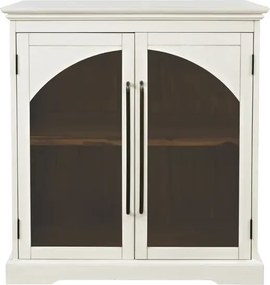 Komoda Avola 84 cm z masivu bílá