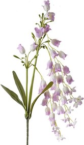 Dekorace fialová umělá květina zvonek Bells Bouquet - 15*6*80 cm