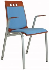 Jednací židle EMPIRE 68 čalouněná - nosnost 160 kg - výběr barevného provedení - 3D922