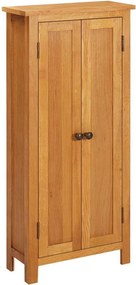 Úložná skříňka 50 x 22 x 110 cm masivní dubové dřevo 329926