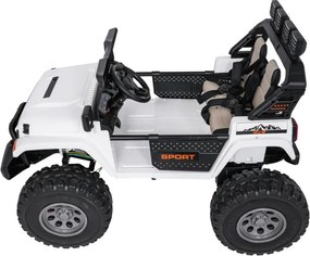 Elektrické autíčko Extreme Sport 4x4 bílé