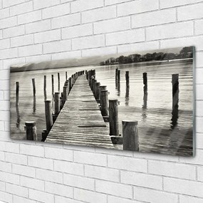 Plexisklo-obraz Moře Most Architektura 125x50 cm
