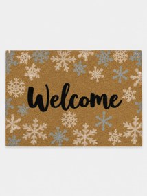 Sinsay - Rohožka s nápisem Welcome - hnědá