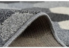 koberec HEOS 78537 šedá / krémový HEXAGON velikost 190x270 cm | krásné koberce cz