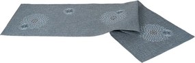Šedý ubrus v moderním designu 40 × 140 cm