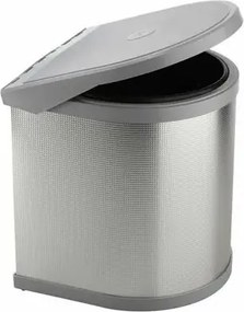 Elletipi RING 10 L Vestavný odpadkový koš na dvířka hliníkový