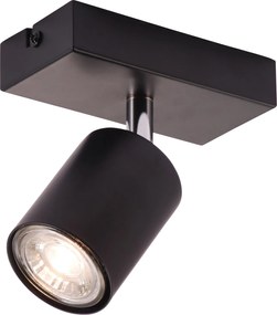 Brilliant LED bodové svítidlo Taio černé 1xGU10 4,8W 350lm 3000K 13 x 6 x 13,7cm